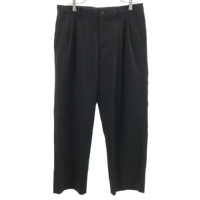 ISSEY MIYAKE WHITE LABEL イッセイミヤケホワイトレーベル 日本製 ワッシャー加工 スラックスパンツ 3 ブラック メンズ