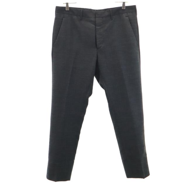 PRADA プラダ イタリア製 スラックスパンツ 48 チャコール メンズ