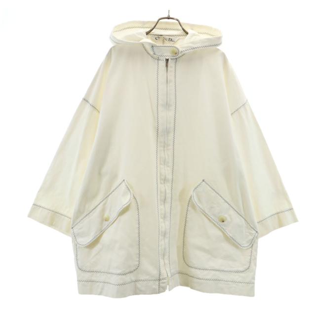 Christian Dior SPORTS クリスチャンディオールスポーツ 90s オールド フーデッド ジャケット アイボリー メンズ