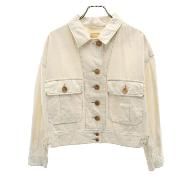 Nigel Cabourn WOMAN ナイジェルケーボン ウーマン 日本製 トラッカー ジャケット 6 ナチュラル レディース