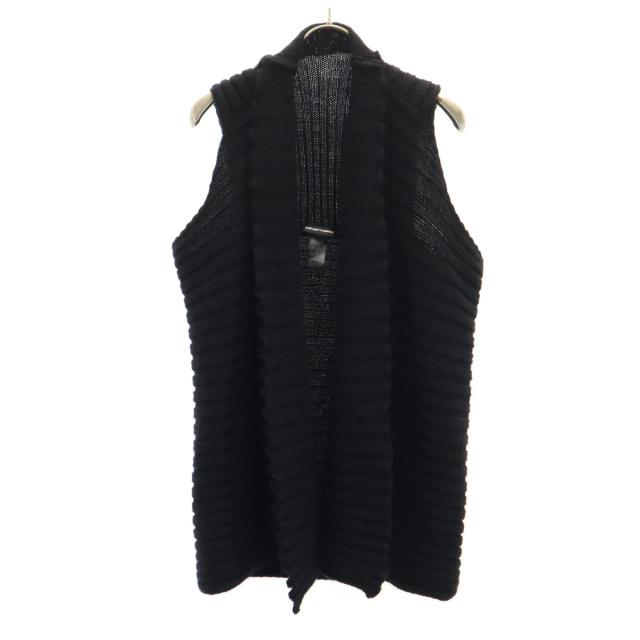 Emporio Armani エンポリオアルマーニ 長袖 ベスト L/XL ブラック系 ニット メンズ