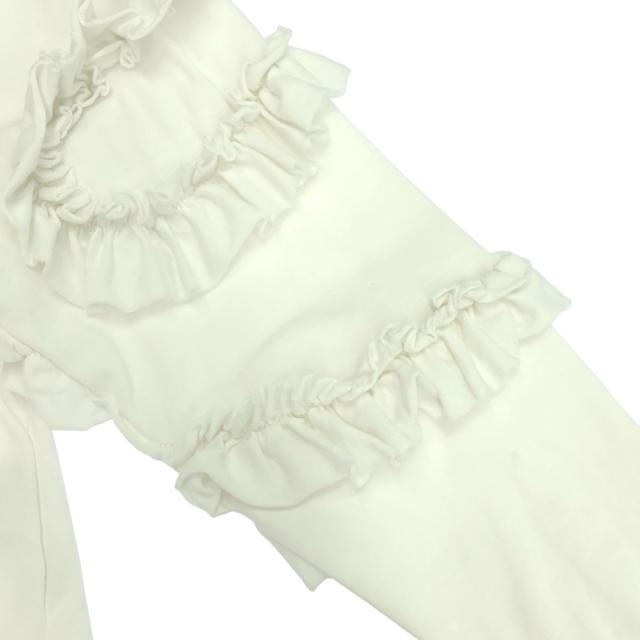 ENFOLD エンフォルド 日本製 長袖 袖フリル サイドスリット チュニック