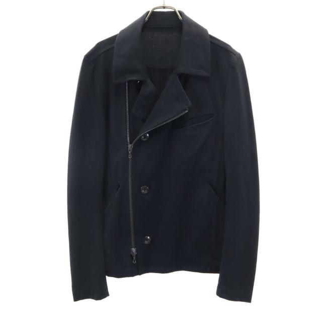 ATTACHMENT アタッチメント 日本製 ウールブレンド ライダース ピーコート 2 黒 メンズ