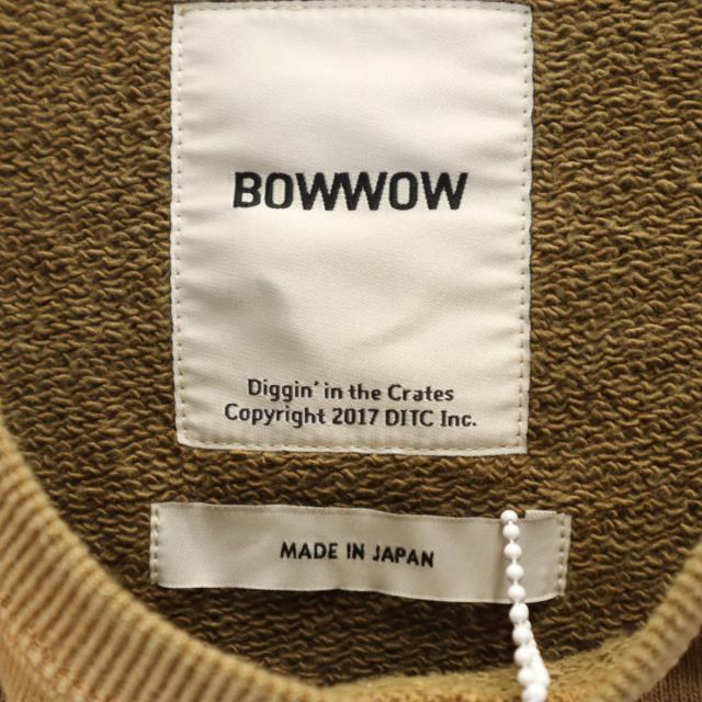 BOWWOW バウワウ 日本製 ノースリーブ 日焼け加工 スウェット XL