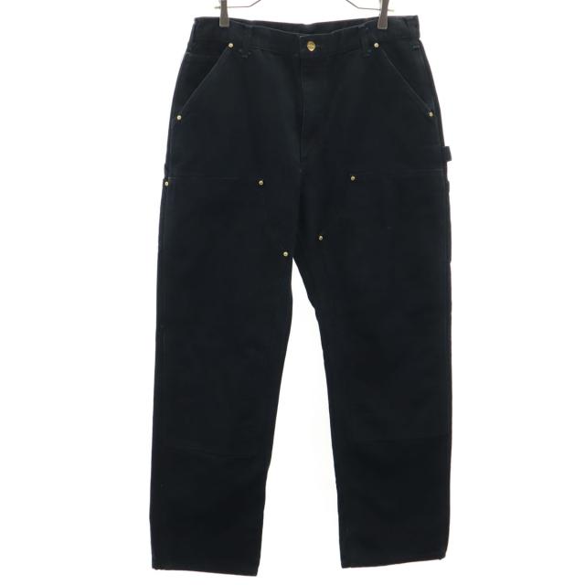 Carhartt カーハート USA製 ダブルニー ダック ワークパンツ ブラック メンズ
