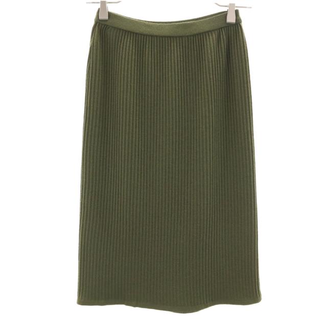 CELINE セリーヌ 90s イタリア製 オールド ジェーシーシー ミディ丈 スカート 38 カーキ系 レディース