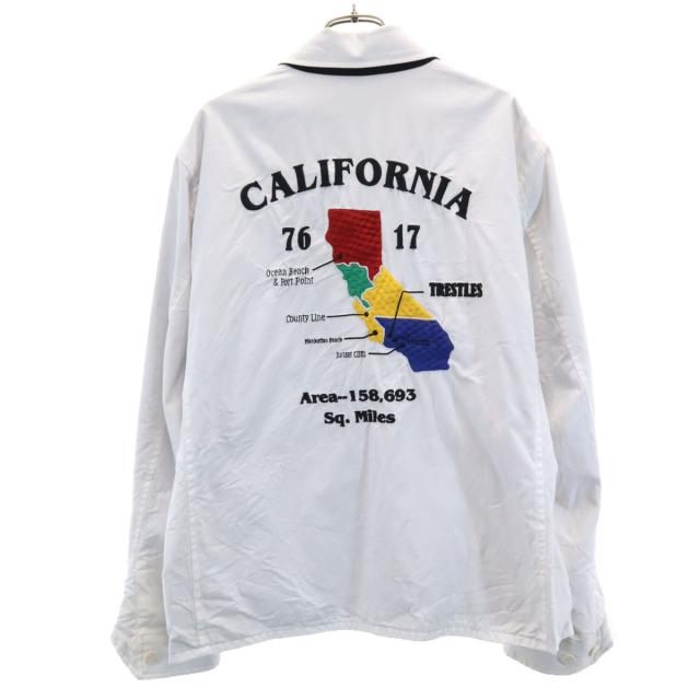 Ron Herman ロンハーマン リバーシブルr ジップジャケット L ホワイト メンズ