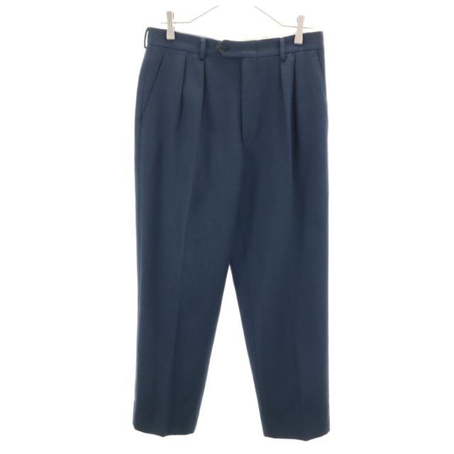 YVES SAINT LAURENT イヴサンローラン 80s 90s イタリア製 オールド スラックスパンツ 48 ネイビー メンズ