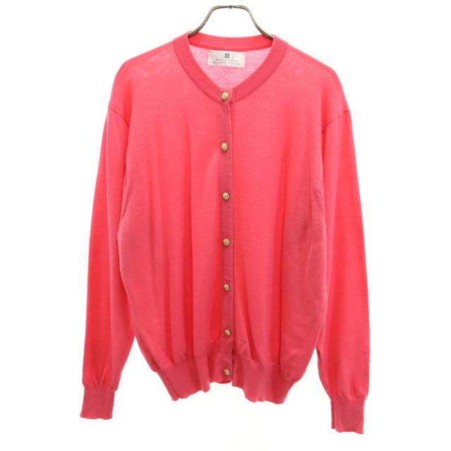 BALLANTYNE バランタイン ウール 100% ニットカーディガン 42 ピンク レディース