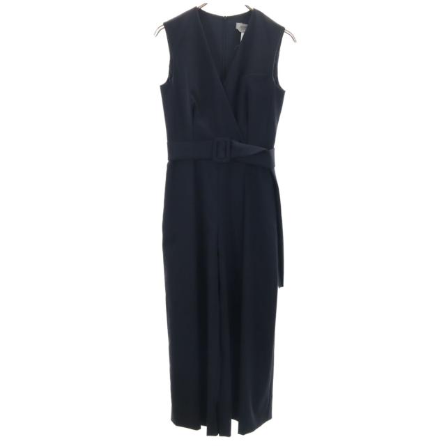 SPORTMAX スポーツマックス イタリア製 ノースリーブ オールインワン 34 ネイビー レディース