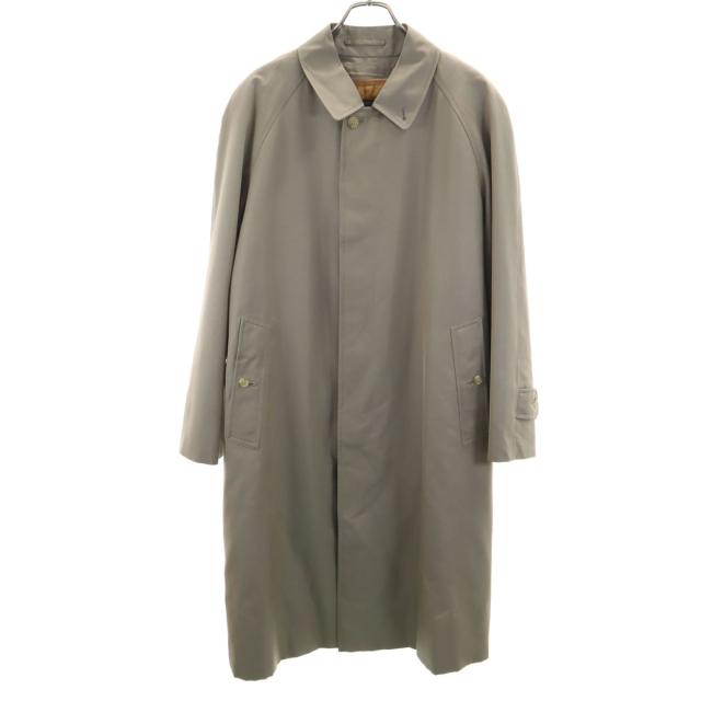 Burberrys バーバリーズ 90s 日本製 シルクブレンド オールド ステンカラーコート 92-170 ベージュ系 ベストライナー付き メンズ