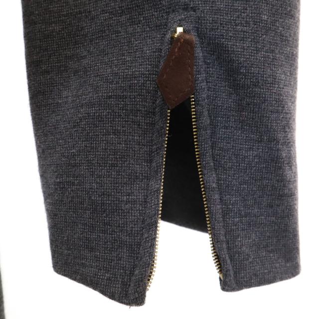 GUCCI グッチ イタリア製 ウールブレンド コート 40 グレー系 レディース