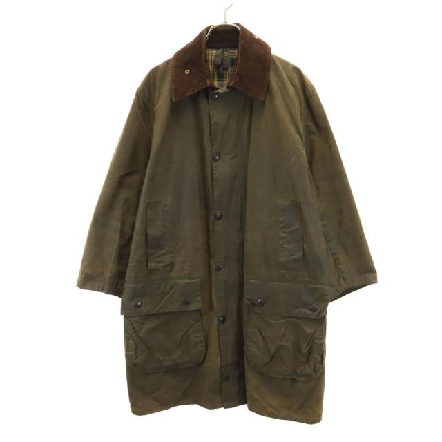 Barbour バブアー 90s 3ワラント ボーダー BORDER オイルドジャケット C36/91CM ブラウン系 メンズ