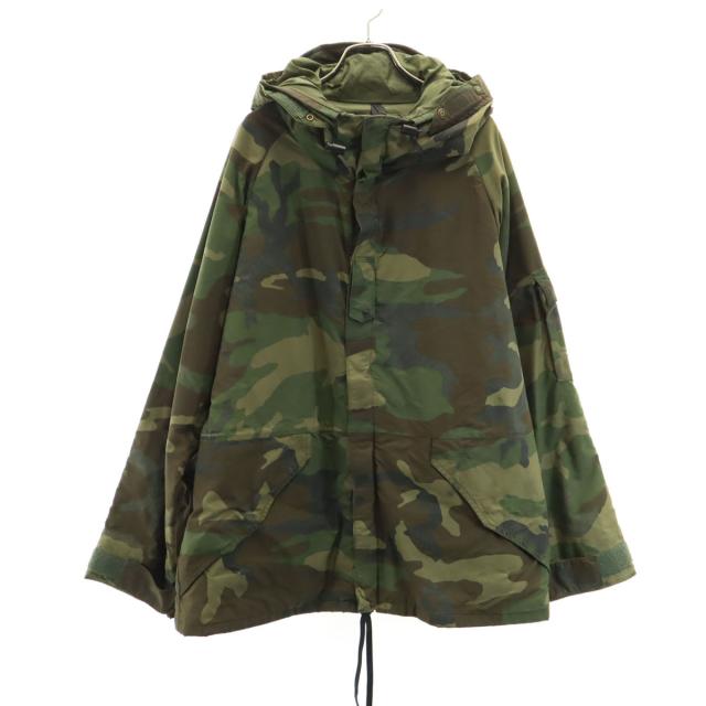 US ARMY アメリカ軍 90s 米軍 オールド ECWCS ゴアテックス カモフラ柄 ミリタリージャケット L カーキ 迷彩 メンズ