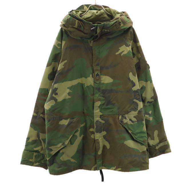 US ARMY アメリカ軍 90s 米軍 オールド ECWCS ゴアテックス カモフラ柄 ミリタリージャケット L カーキ 迷彩 メンズ