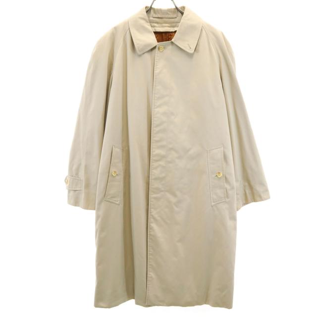 Burberrys バーバリーズ 80s 90S 英国製 オールド ステンカラーコート 46 ベージュ ベストライナー付き メンズ