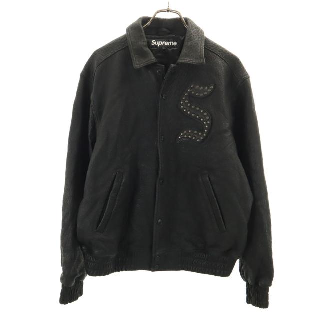 Supreme シュプリーム 21AW レザージャケット M ブラック メンズ