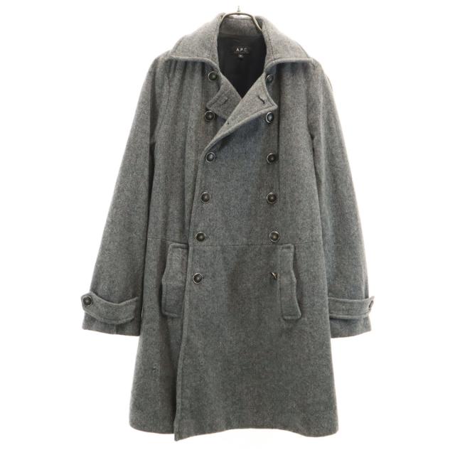 A.P.C. アーペーセー ウール コート 36 グレー レディース