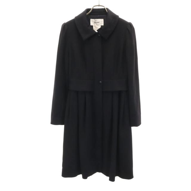 Rene ルネ 日本製 ウールコート 34 ブラック レディース