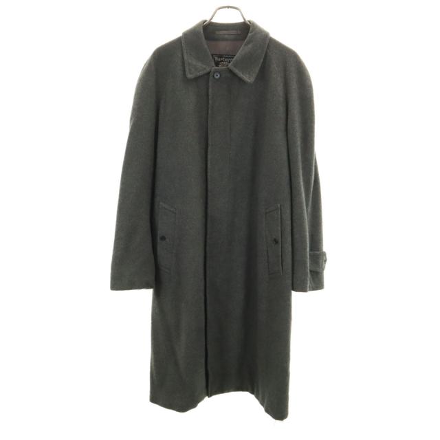 Burberrys バーバリーズ 90s カシミヤ100％ オールド ステンカラーコート 94-175 チャコールグレー メンズ