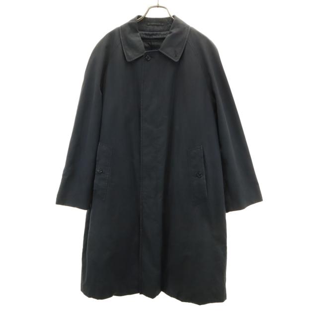 BURBERRY LONDON バーバリーロンドン ステンカラーコート 90-165-4 ブラック系 ベストライナー付き メンズ