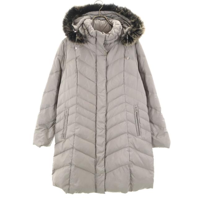 BALMAIN バルマン ダウンコート L グレー レディース