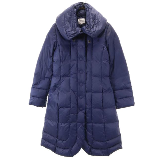 ARMANI COLLEZIONI アルマーニコレッツォーニ ダウンコート 38 ネイビー レディース