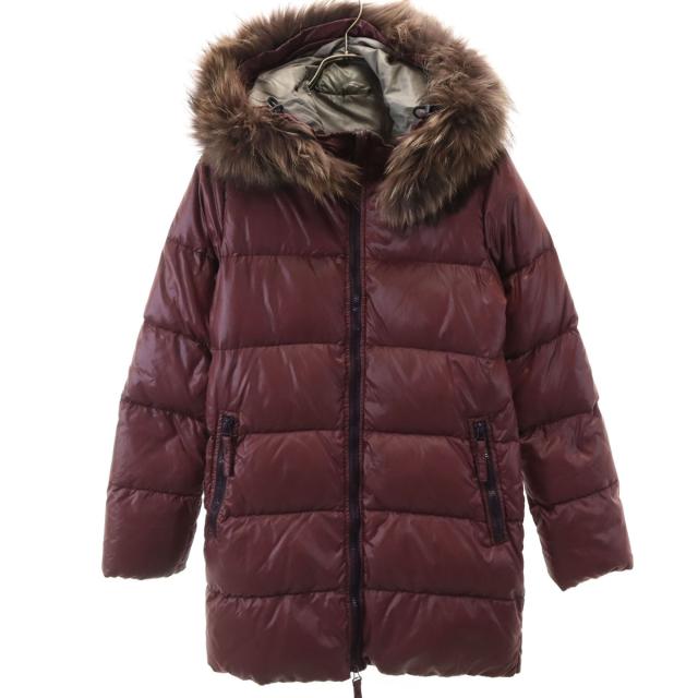 DUVETICA デュベティカ kappa ダウンコート 40 ボルドー ラクーンファー付き レディース