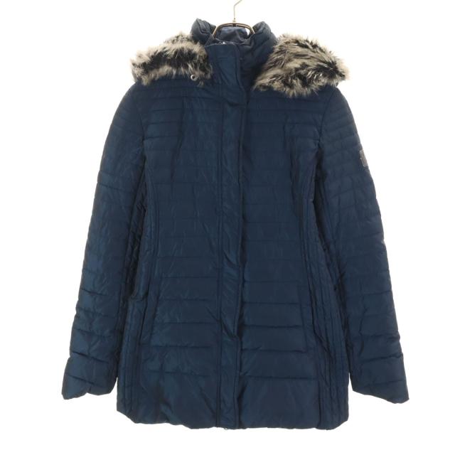 ARMANI JEANS アルマーニジーンズ 中綿ジャケット 40 ネイビー レディース