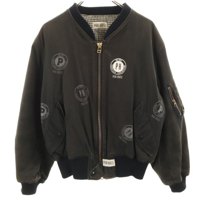 PINK HOUSE ピンクハウス MA-1 ブルゾン ブラック レディース