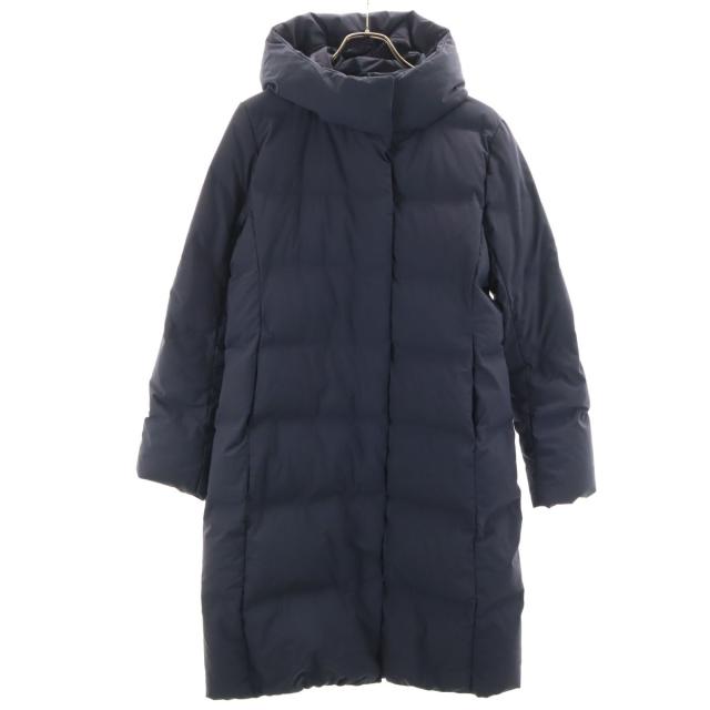 UNIQLO ユニクロ シームレス ダウンコート M ネイビー レディース