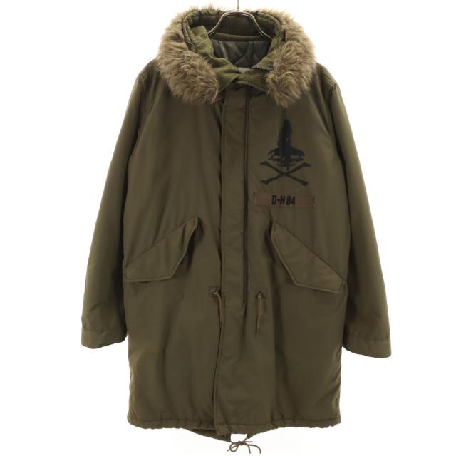 HYSTERIC GLAMOUR ヒステリックグラマー モッズコート S カーキ 中綿 メンズ