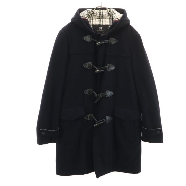 BURBERRY BLACK LABEL バーバリーブラックレーベル ダッフルコート L ネイビー系 三陽商会 メンズ