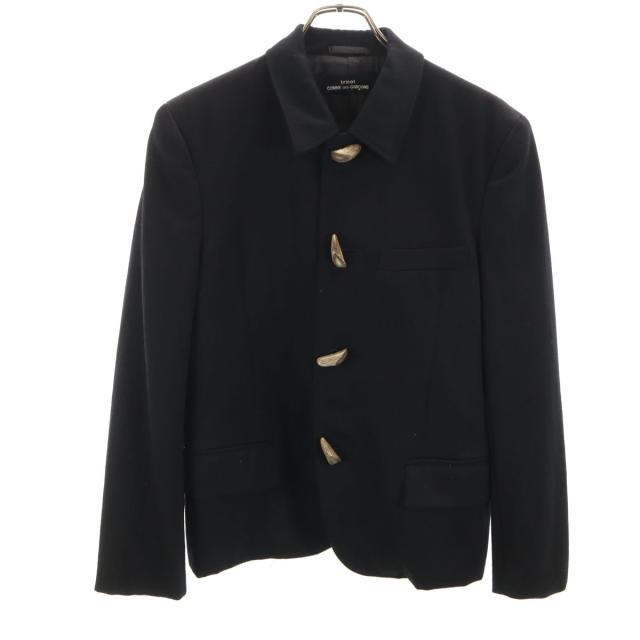 美品 tricot COMME des GARCONS トリコットコムデギャルソン 1989年 80s 日本製 オールド ウールジャケット ブラック レディース