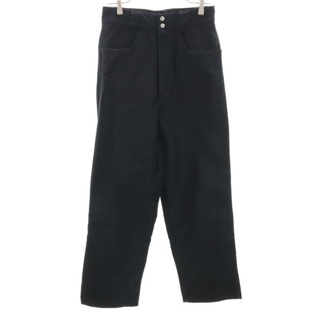 PRIVATE BRAND AG プライベートブランドエージー 日本製 ハイウエスト ワイドパンツ W30 ブラック レディース