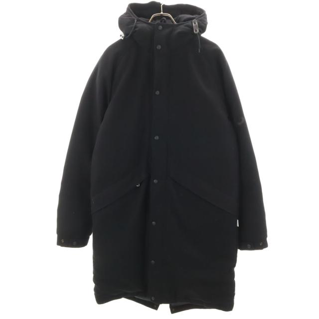 CAPE HEIGHTS ケープハイツ フーデッド ダウンコート M ブラック メンズ