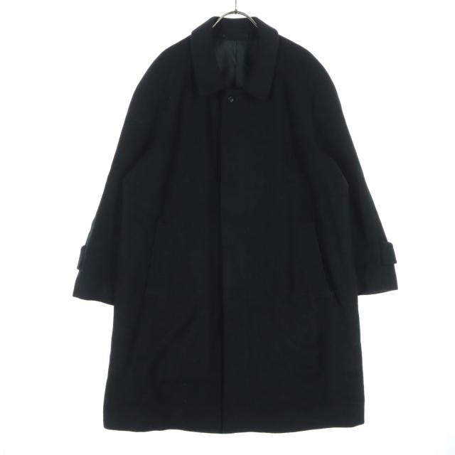 Cashmere カシミヤ カシミヤ緯糸 長袖 ロングコート M ブラック メンズ