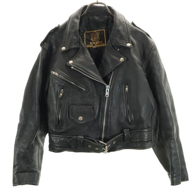 UNIK ユニック レザー ライダースジャケット ブラック メンズ