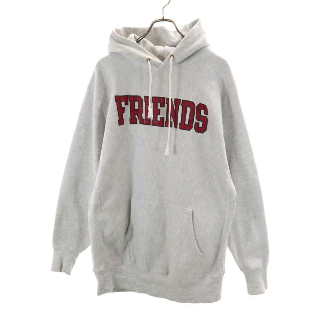 Champion チャンピオン 90s 刺繍タグ メキシコ製 オールド FRIENDS 長袖 リバースウィーブ スウェットパーカー XXL ビッグサイズ メンズ