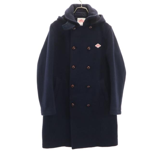 Danton ダントン URBAN RESEARCH アーバンリサーチ 別注 コート 38 ネイビー くるみボタン レディース