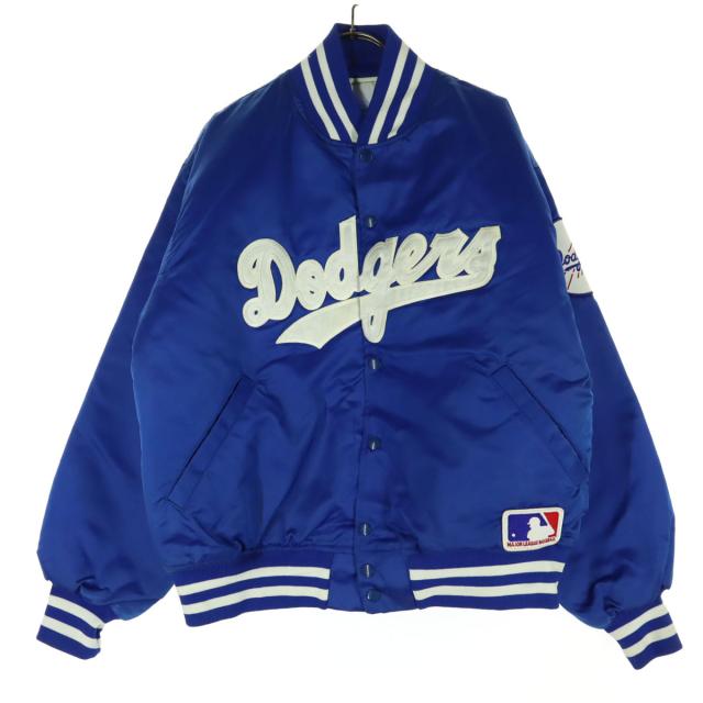felco フェルコ ドジャース MLB 長袖 ナイロン スタジャン L ブルー メンズ