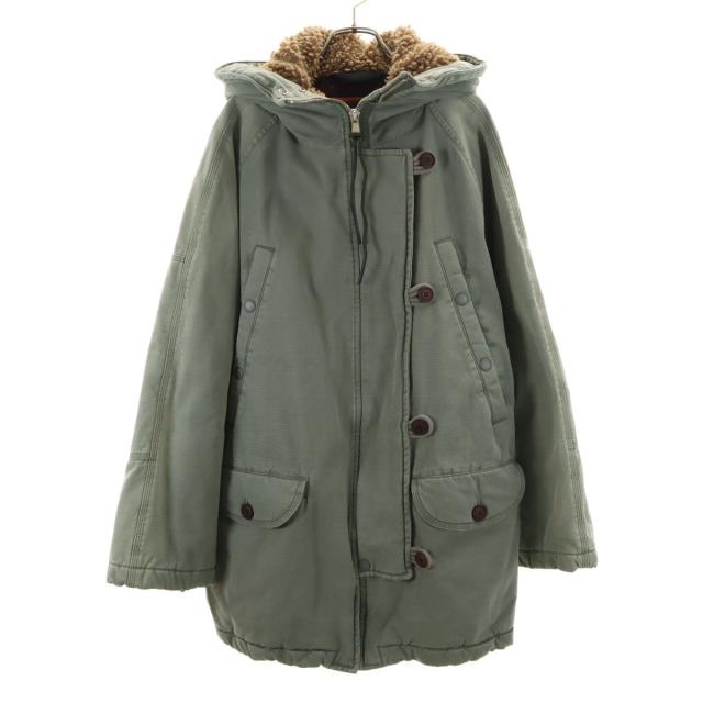 DIESEL ディーゼル ミリタリージャケット L カーキ レディース