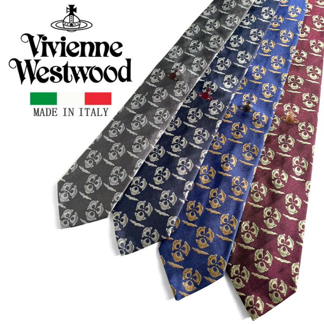 ヴィヴィアンウエストウッド ネクタイ W00O6 8.5cm幅 VIVIENNE WESTWOOD プレゼント クリスマス 成人式 ギフト 結婚式 ビジネス