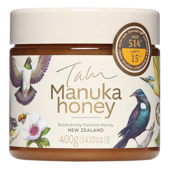 タヒ マヌカハニー  MGO514+（UMF15+） 400g 低温濾過 全バッチ128種の化学物質不検出　17時までのご注文で当日発送・年中無休　送料無料