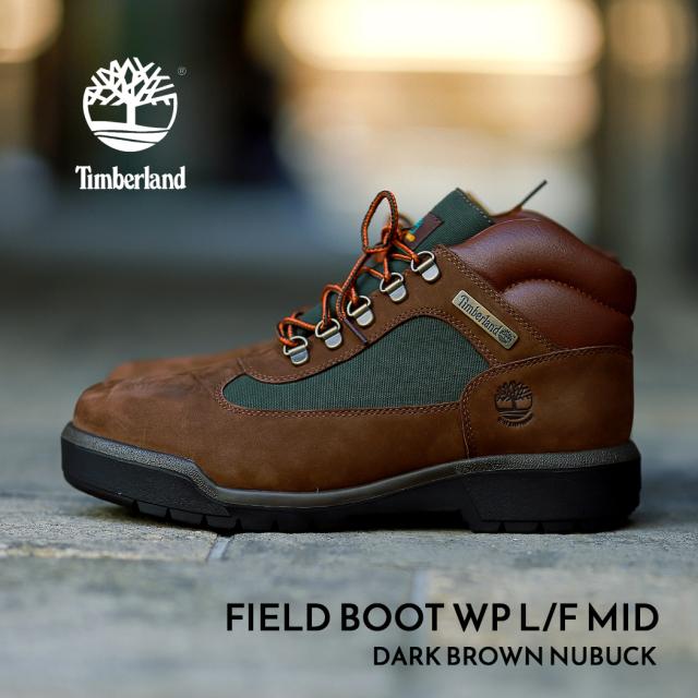 Timberland FIELD BOOT WP L/F MID DARK BROWN NUBUCK ティンバーランド フィールドブーツ ミッド ( 茶 ブラウン メンズ 0A18A6 D47 )