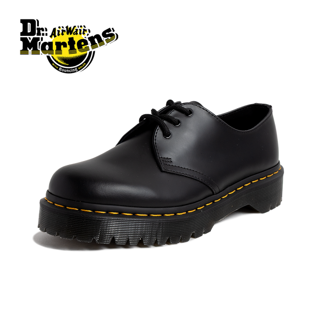 Dr.Martens ドクターマーチン 3アイ ベックス レザー シューズ ブーツ 1461 BEX 3EYE SHOE BLACK ( 厚底 黒 ブラック 21084001 )