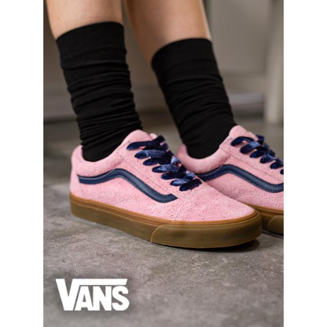 VANS バンズ OLD SKOOL オールドスクール スニーカー PINK/NAVY ( ヴァンズ オースク ピンク ネイビー スエード メンズ レディース VN000E9TBIZ )