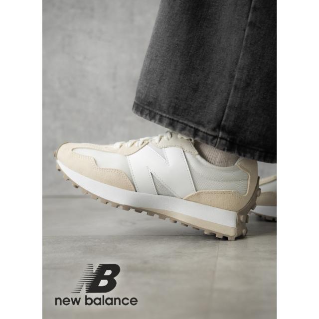 NEW BALANCE ニューバランス 327 スニーカー U327LNA LINEN WITH SEA SALT ( ホワイト 白 ベージュ レディース )