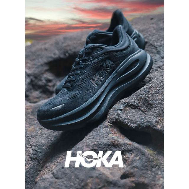HOKA ONE ONE ホカオネオネ ボンダイ ランニング スニーカー BONDI 9 BLACK ( 黒 ブラック メンズ レディース ウィメンズ 1162011 BBLC )