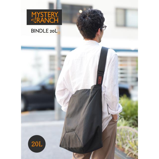 MYSTERY RANCH ミステリーランチ デイ ビンドル ショルダーバッグ BINDLE 20L BLACK ( 黒 ブラック バッグ BAG 肩掛け 鞄 112625-001 )